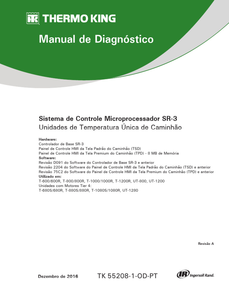 TSR-3 Manual de Diagnóstico TK 55208-1 PT Rev 12-16 | PDF | Programas ...