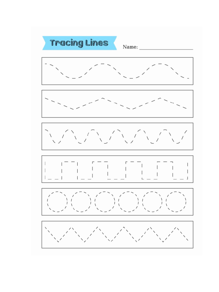 Tracing Lines | PDF