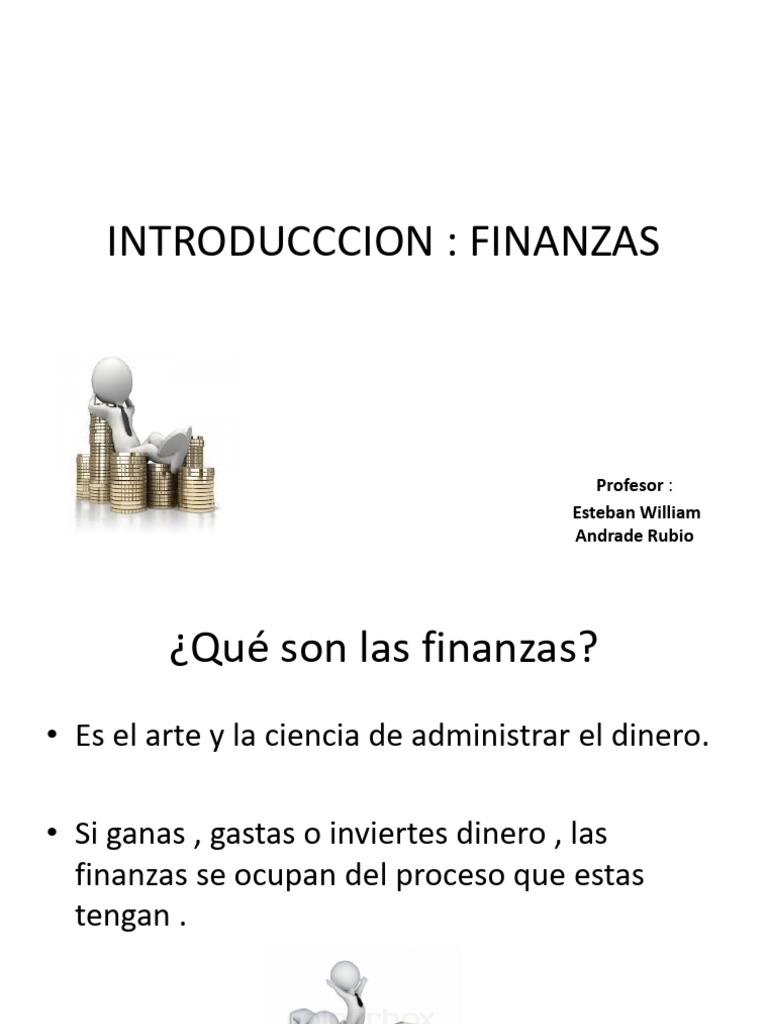 01 Introduccion A Las Finanzas | PDF | Business | Hoja de balance