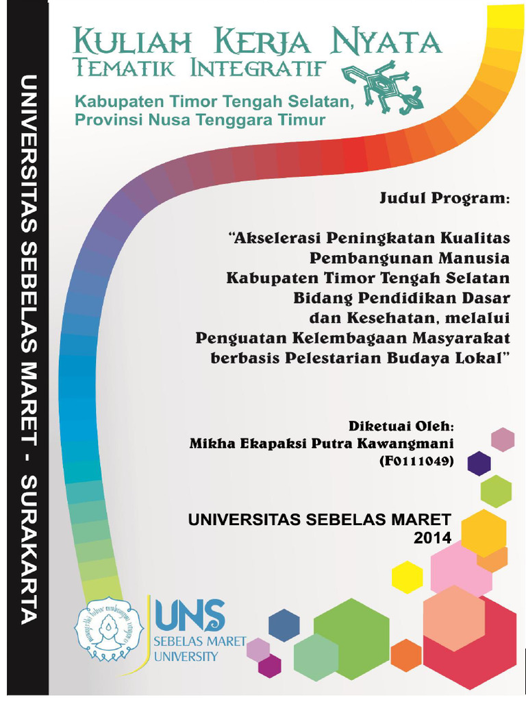 Proposal Sponsorship Kkn Ti Unit Ntt Tts 2nd Version Pdf