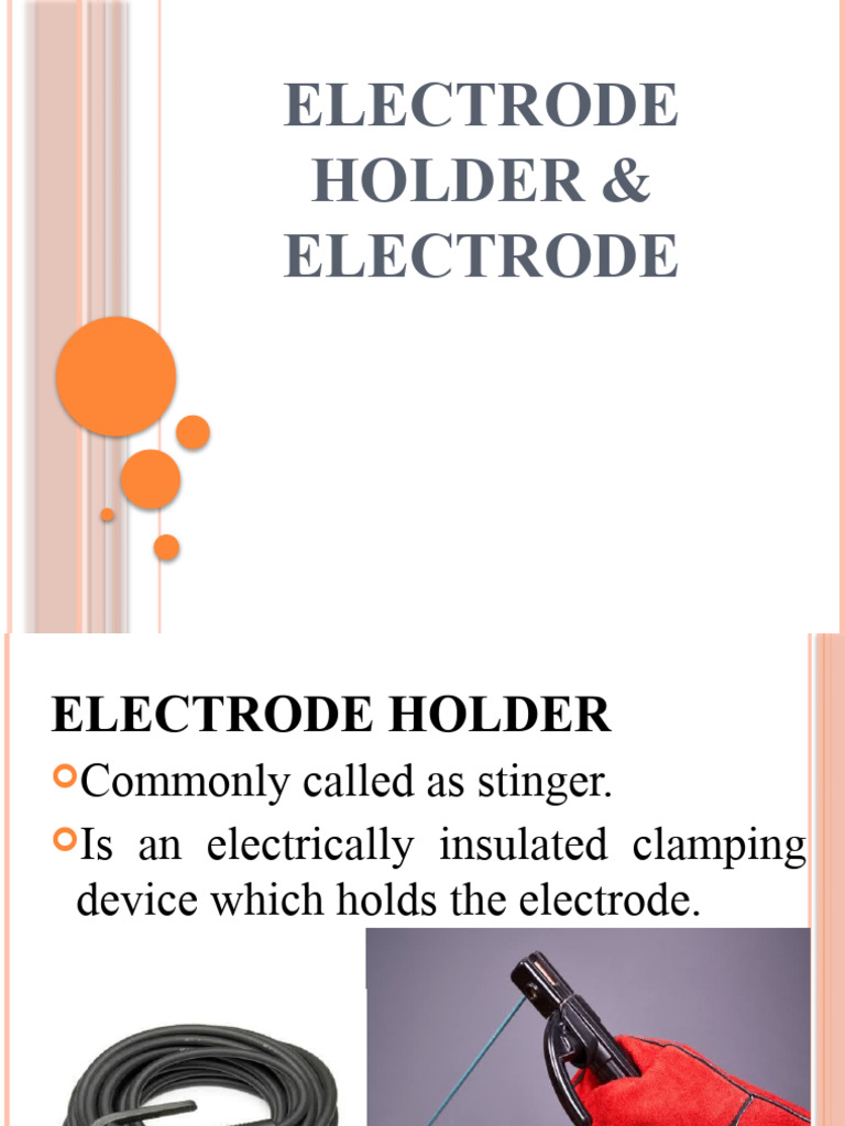 ELECTRODE HOLDER and ELECTRODE | PDF | Welding | Construction