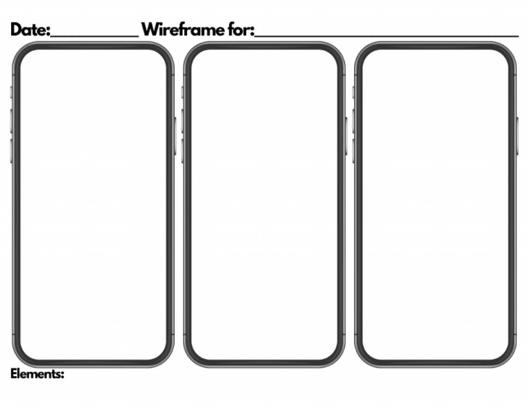 Wireframe Template | PDF