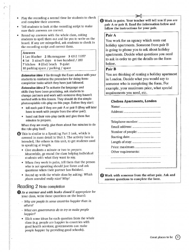 Unit 1 Complete IELTS 4-5 Lis Sec 1 | PDF