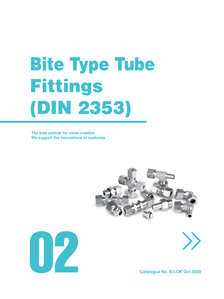 Bite Type Tube Fittings (DIN2353) | PDF