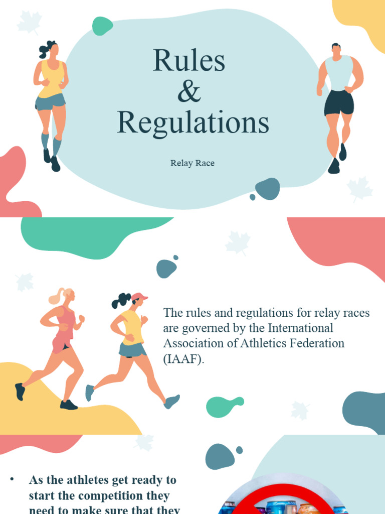Relay Race (Rules & Regulations) | PDF
