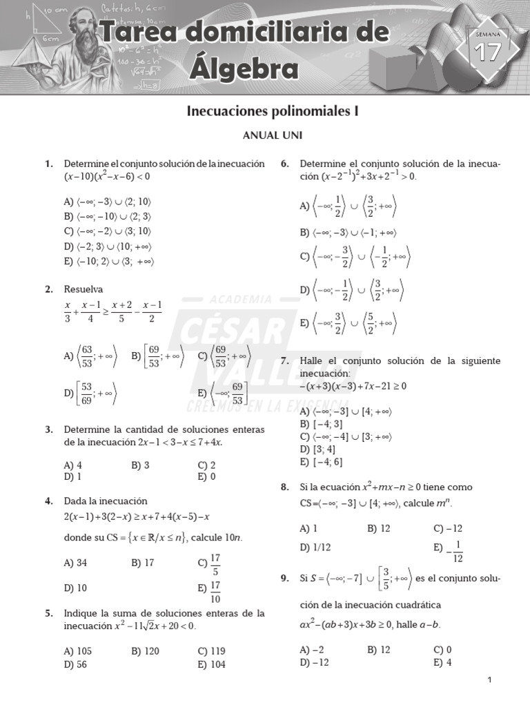 X AUNI Sem17 Dom | PDF