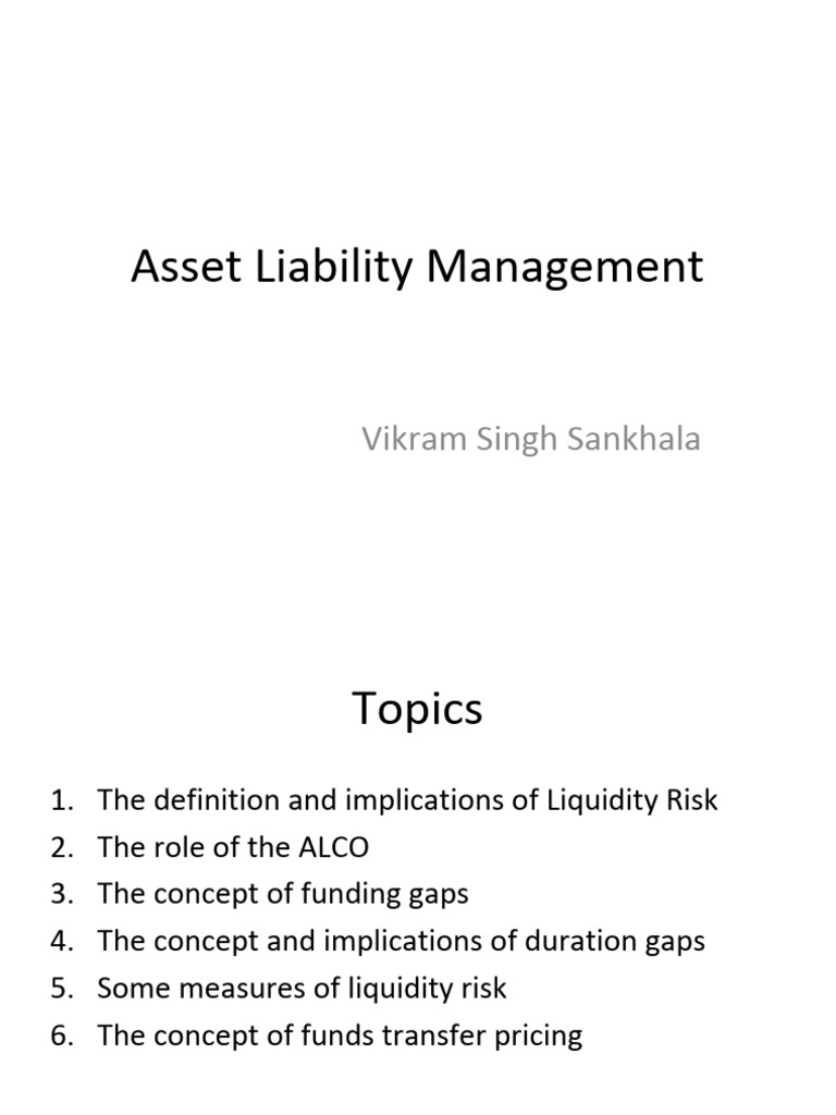 Understanding Asset Liability Management | PDF | Market Liquidity ...
