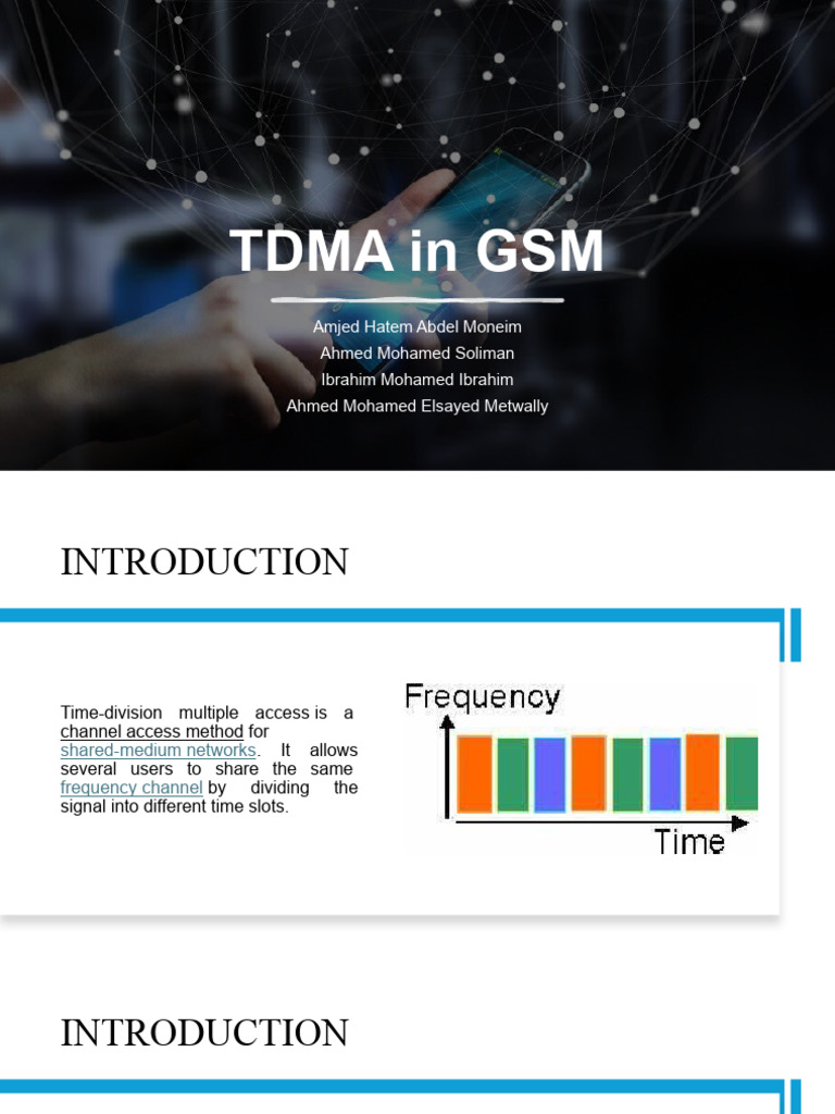 TDMA | PDF | Computers | Technology & Engineering