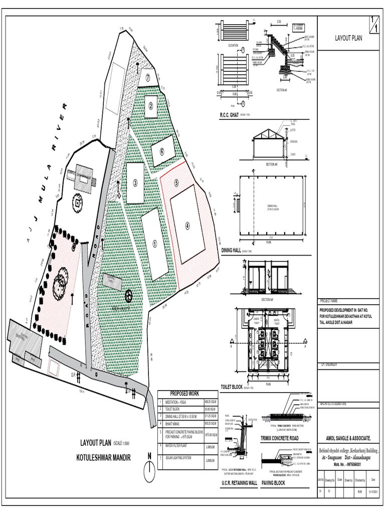 Kotuleshwar Mandir Layout Plan | PDF