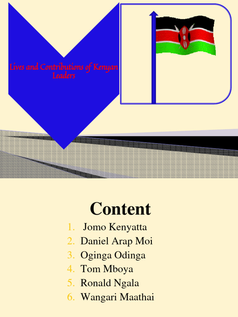 Lives and Contributions of Kenyan Leaders | PDF | Kenya