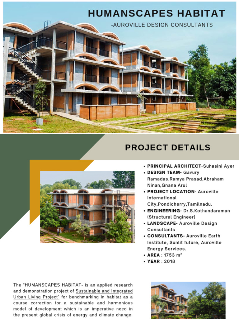 Humanscapes Habitat, Auroville | Download Free PDF | Window | Building Engineering