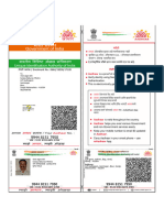 aadhar card | PDF | Security Technology | Computer Access Control