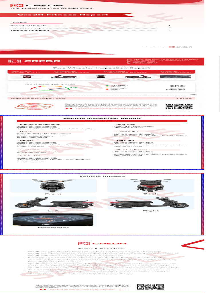 Fitness Report Sample | PDF