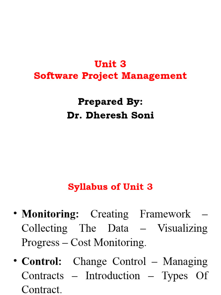 Unit 3 | PDF | Project Management | Software Development Process