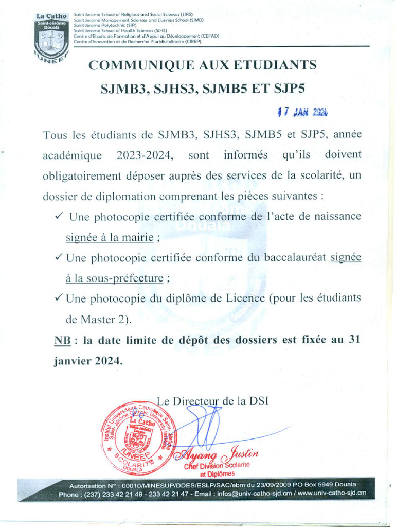 Dossier Diplomation | PDF