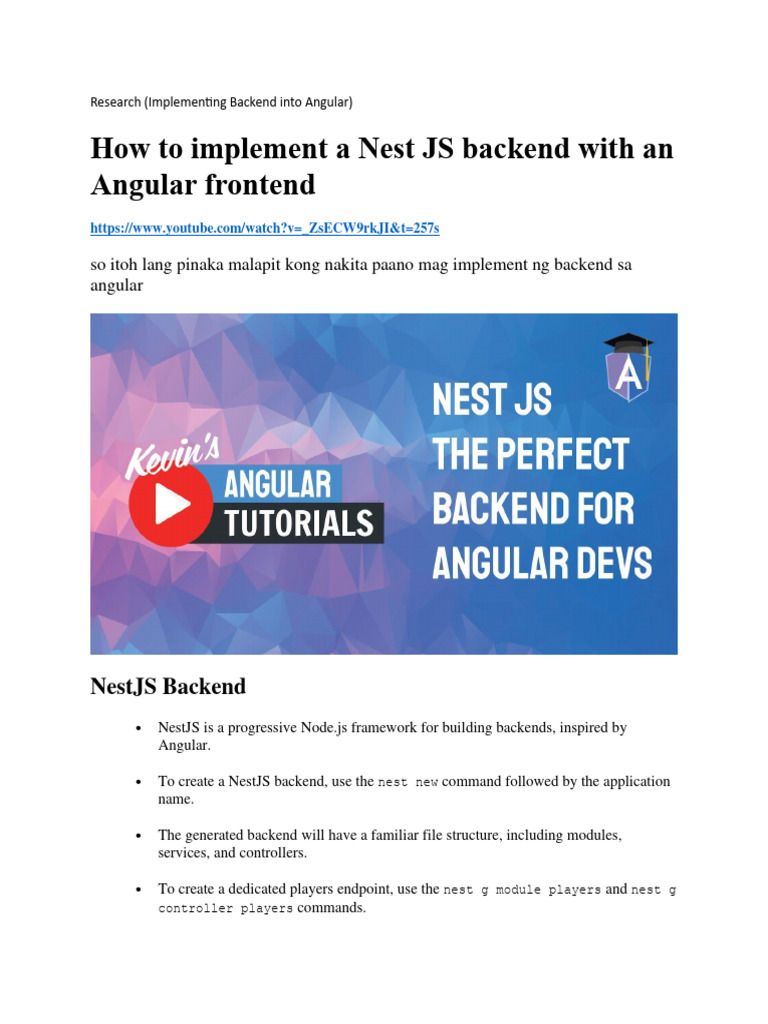 Research Implementation Backend | PDF | Databases | Systems Architecture