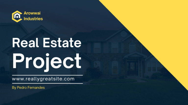 Blue Modern Corporate Real Estate Project Presentation | PDF Blue Modern Corporate Real Estate Project Presentation | PDF
