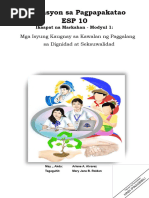 Esp 10 4TH Quarter Exam | PDF