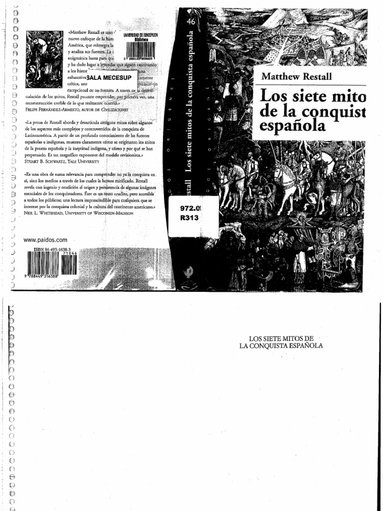 Los Siete Mitos de La Conquista Española - Matthew Restall | PDF