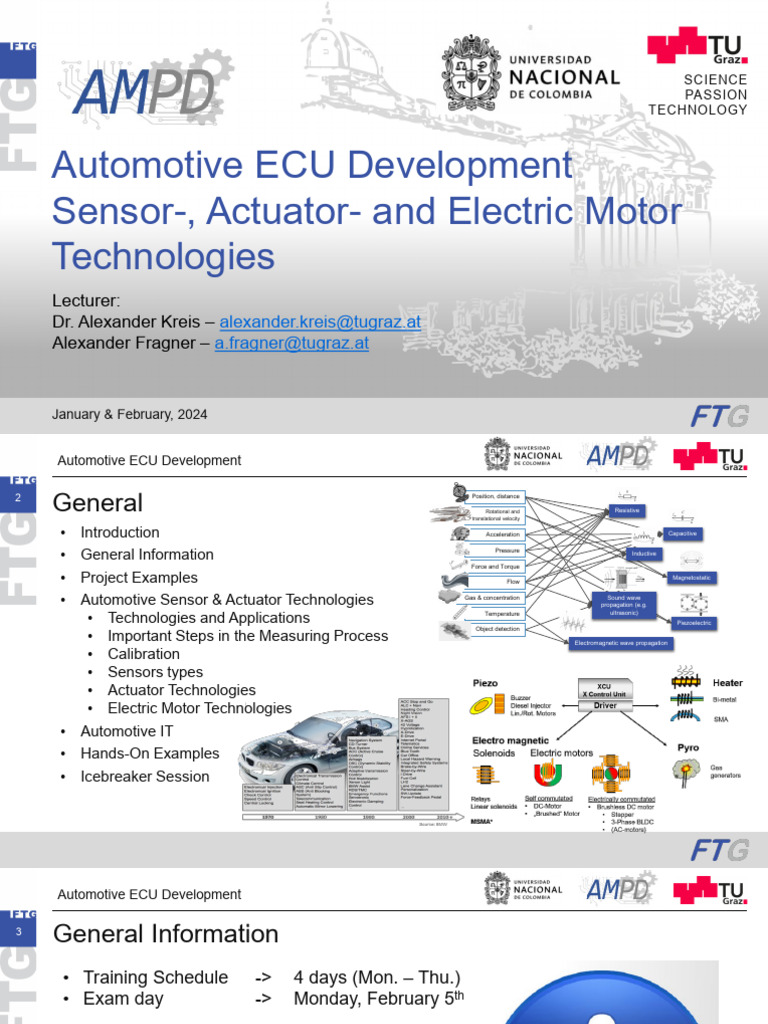 Automotive ECU Course Overview | PDF | Analog To Digital Converter ...