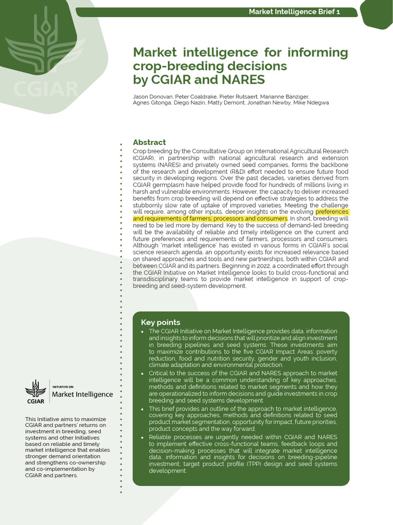 MIB1-Donovan2022-Market Intelligence for Informing Crop-breeding ...