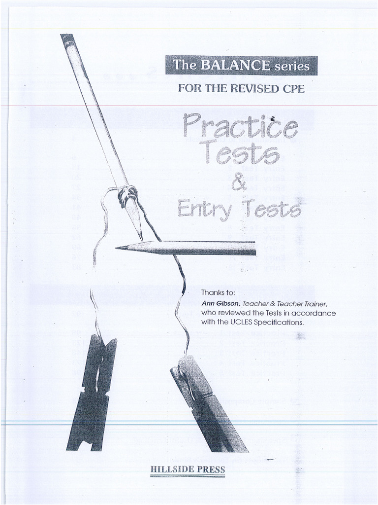 Balance 5 - Practice Tests SB | PDF