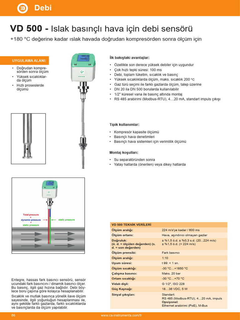 Data Sheet VD 500 - TR | PDF