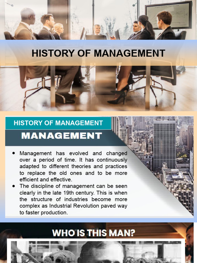 History of Management | Download Free PDF | Business | Economies