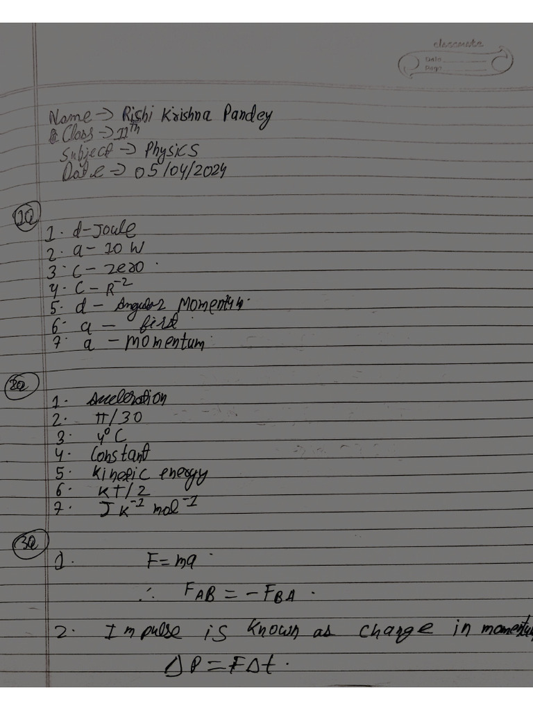 DC Pandey Physics | PDF