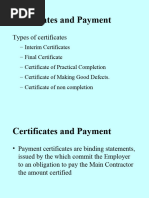 Payment Certificates | PDF | Architect | Private Law