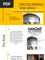 Decolonising The Mind | PDF | Human Communication | Liberal Arts Education