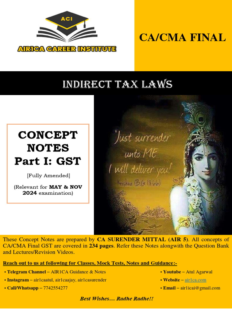 GST 2024 | PDF | Value Added Tax | Public Finance