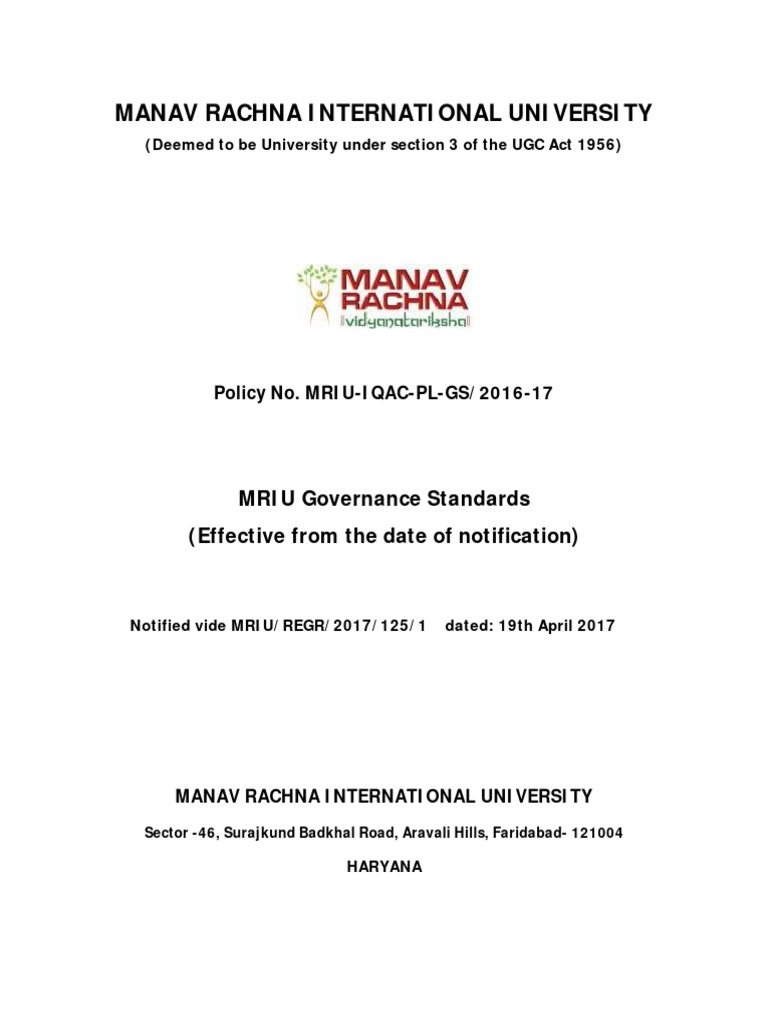 Policy Governance Standards | PDF | Governance | Committee