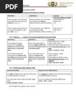 Grade 12 Tourism World Time Zones Worksheet | PDF