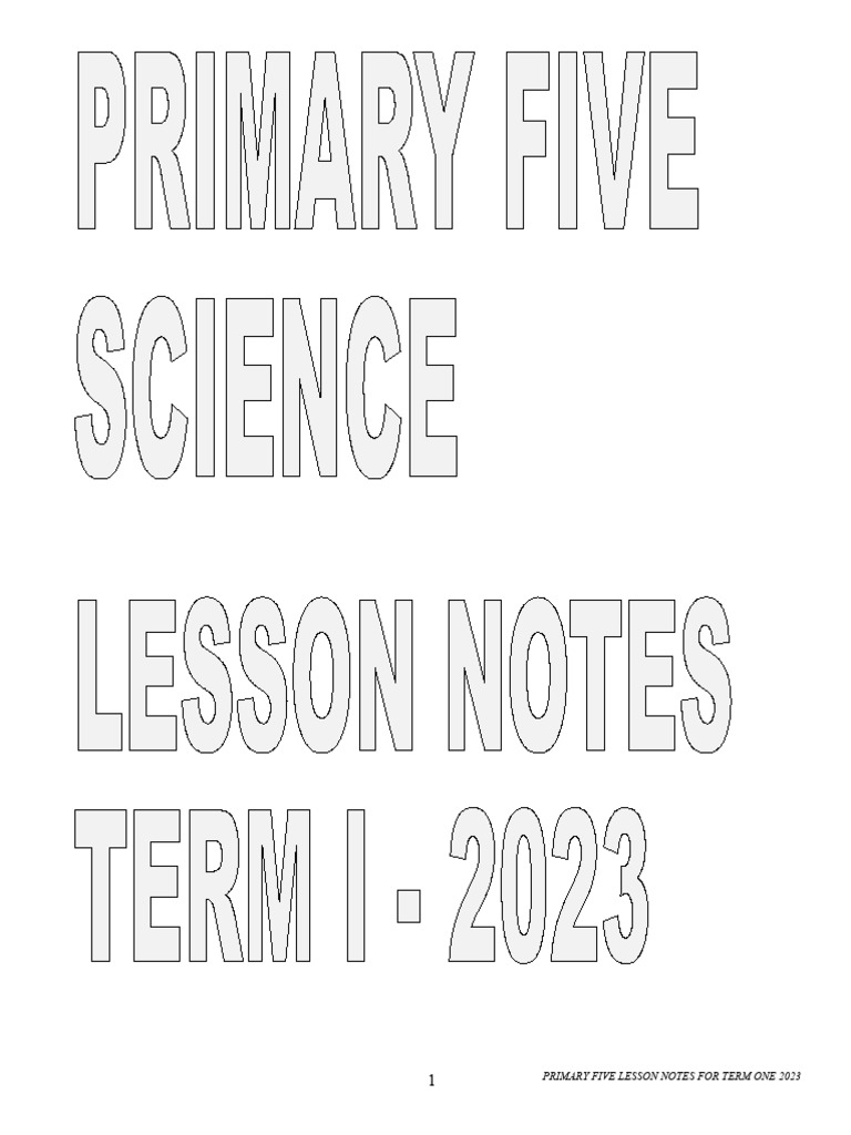 P.5 Science Lesson Notes For Term One 2023 | PDF | Honey Bee | Chicken