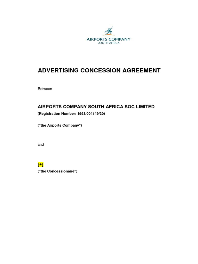 Scribd Sample Concession Agreement 123 | PDF | Guarantee | Revenue