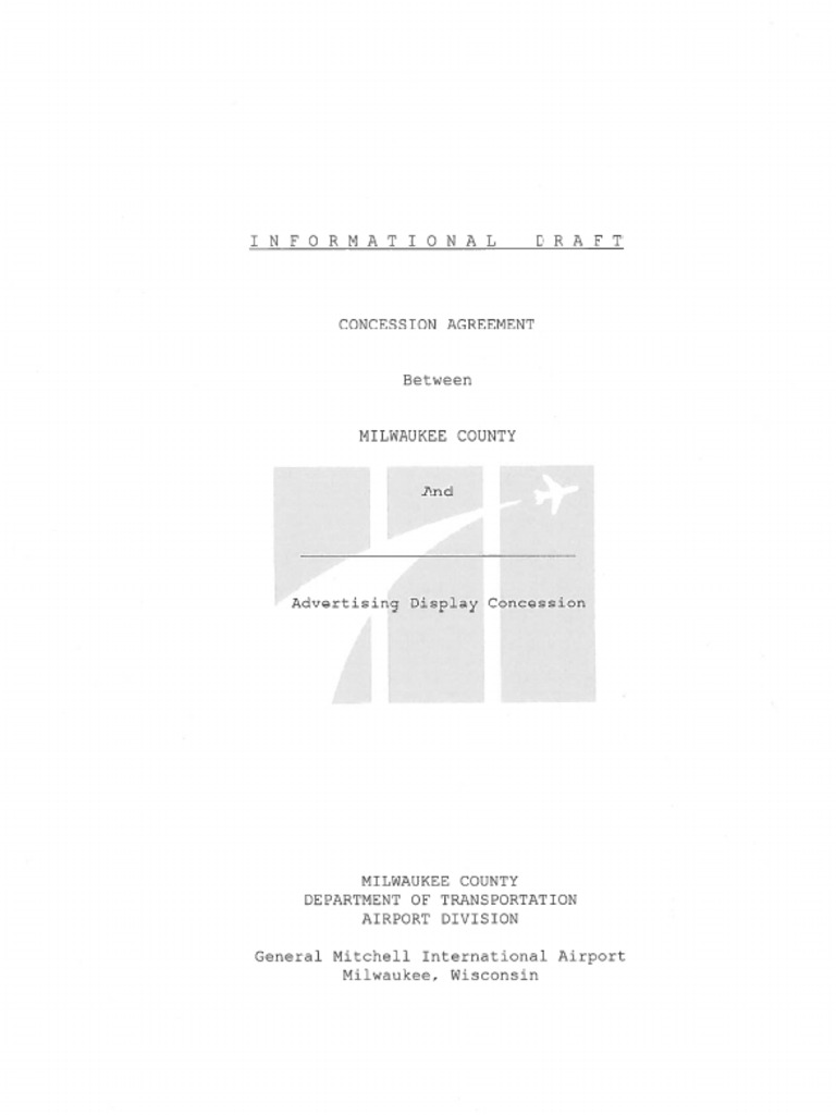 Scribd Sample Concession Agreement US | PDF | Indemnity | Auditor's Report