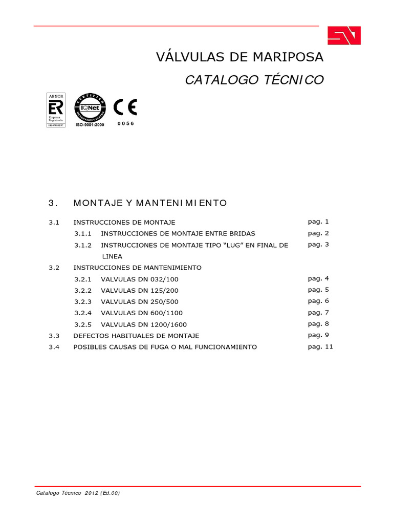 SIGEVAL Montaje y Mantenimiento Español | PDF | Tornillo | Cartucho ...