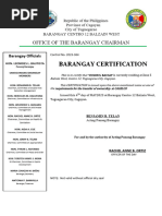 Barangay Officials in Bulacan | PDF