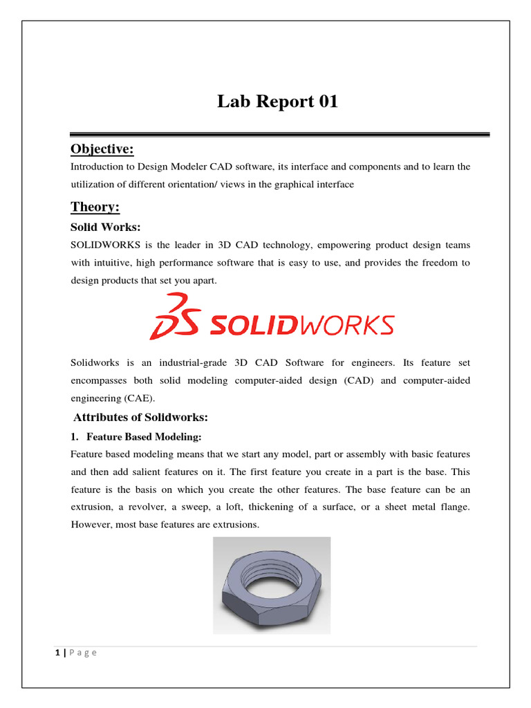 CAD 2 LAb 1 | PDF | Computer Aided Design | System Software