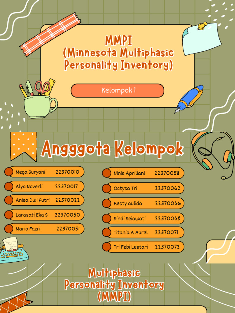 MMPI (Minnesota Multiphasic Personality Inventory) | PDF