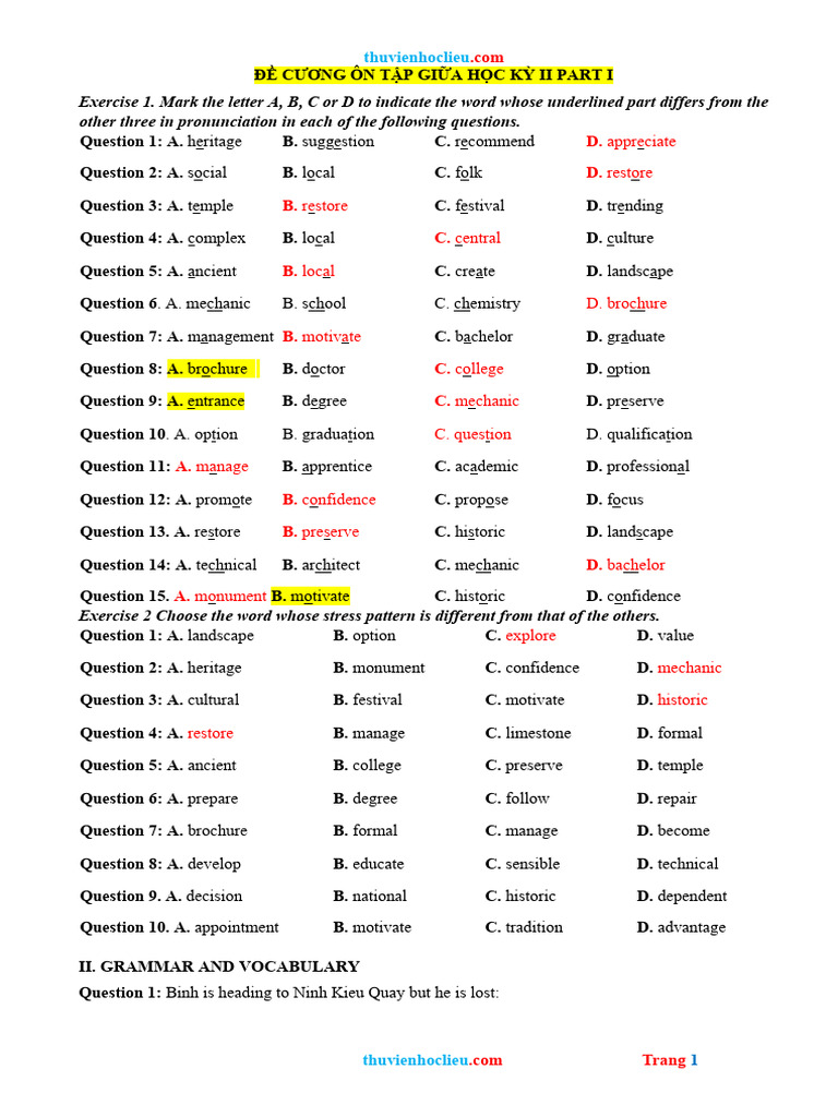 De Cuong On Tap Giua HK2 Anh 11 Global 23 24 | PDF | Cultural Heritage | Adolescence