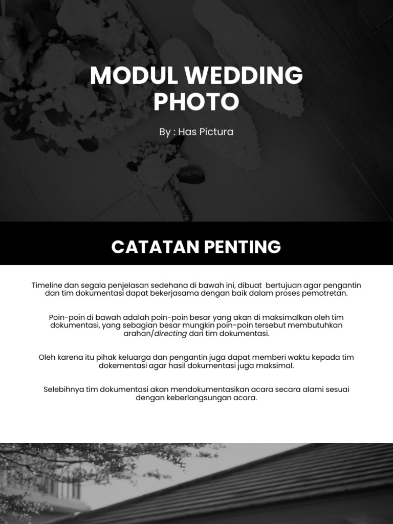 Modul Wedding Photo | PDF | Memasak, Makanan, & Anggur | Kajian Bahasa ...