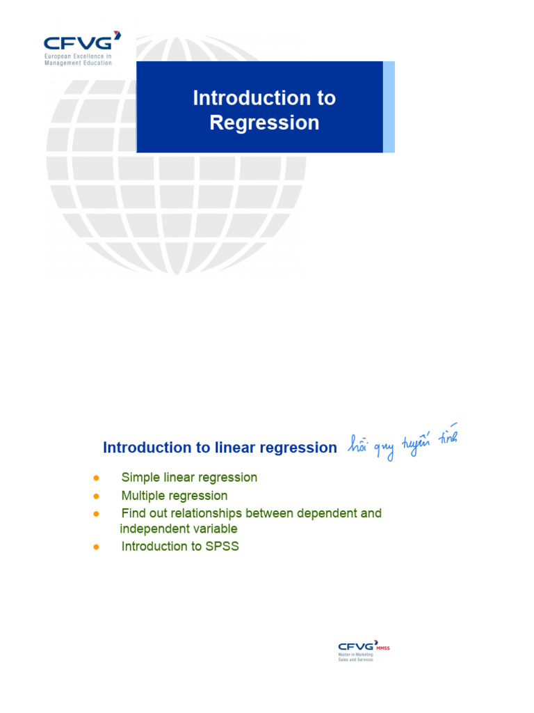 File4 Session3 Introduction To Regression | PDF | Dependent And Independent Variables ...