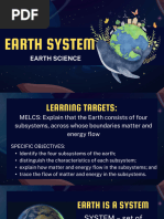 Earth Science Subsystems Concept Map | PDF | Earth | Atmosphere