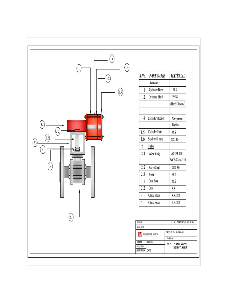 Ball Valve On-Off Type | PDF | Valve | Engines