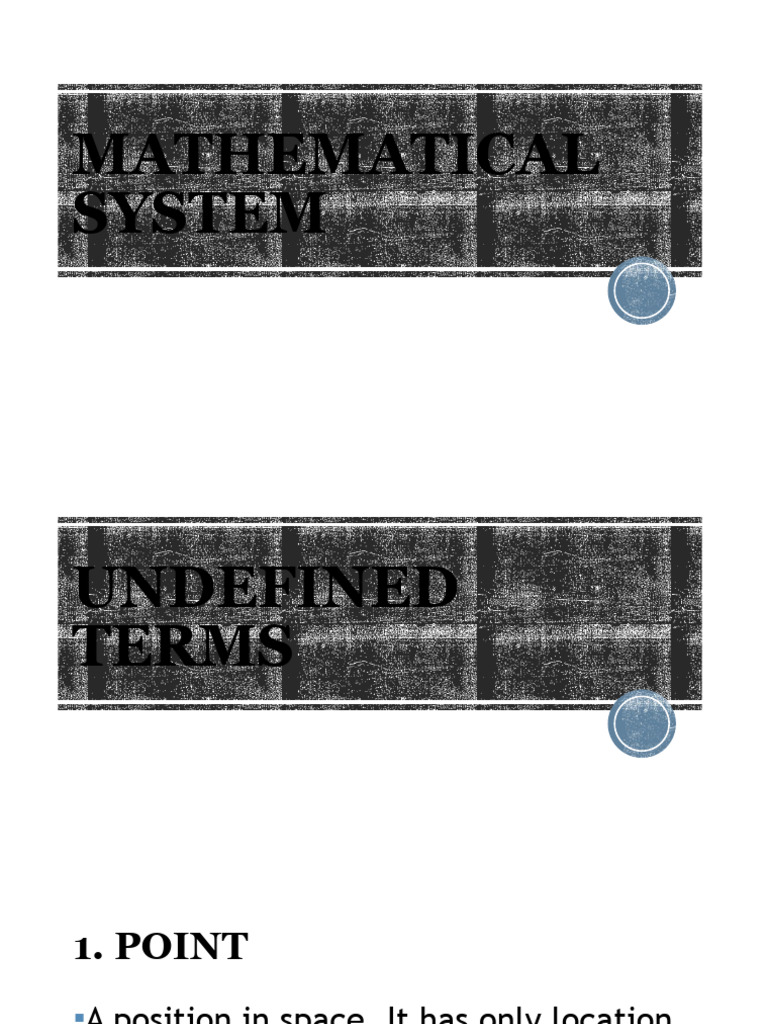 Lesson 3 Mathematical System | PDF | Angle | Euclid