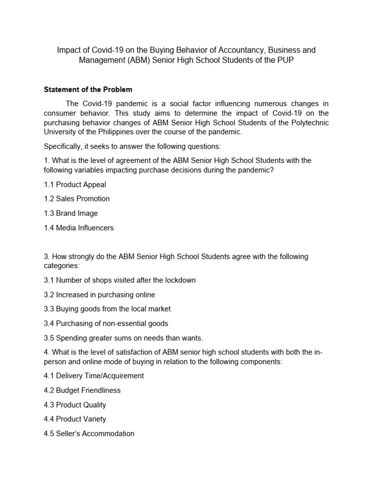 Sop 2 | PDF | Behavior | Consumer Behaviour