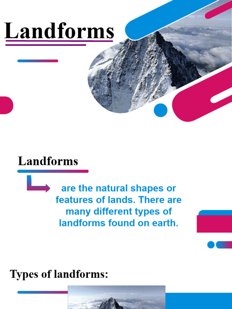 landforms ppt | PDF