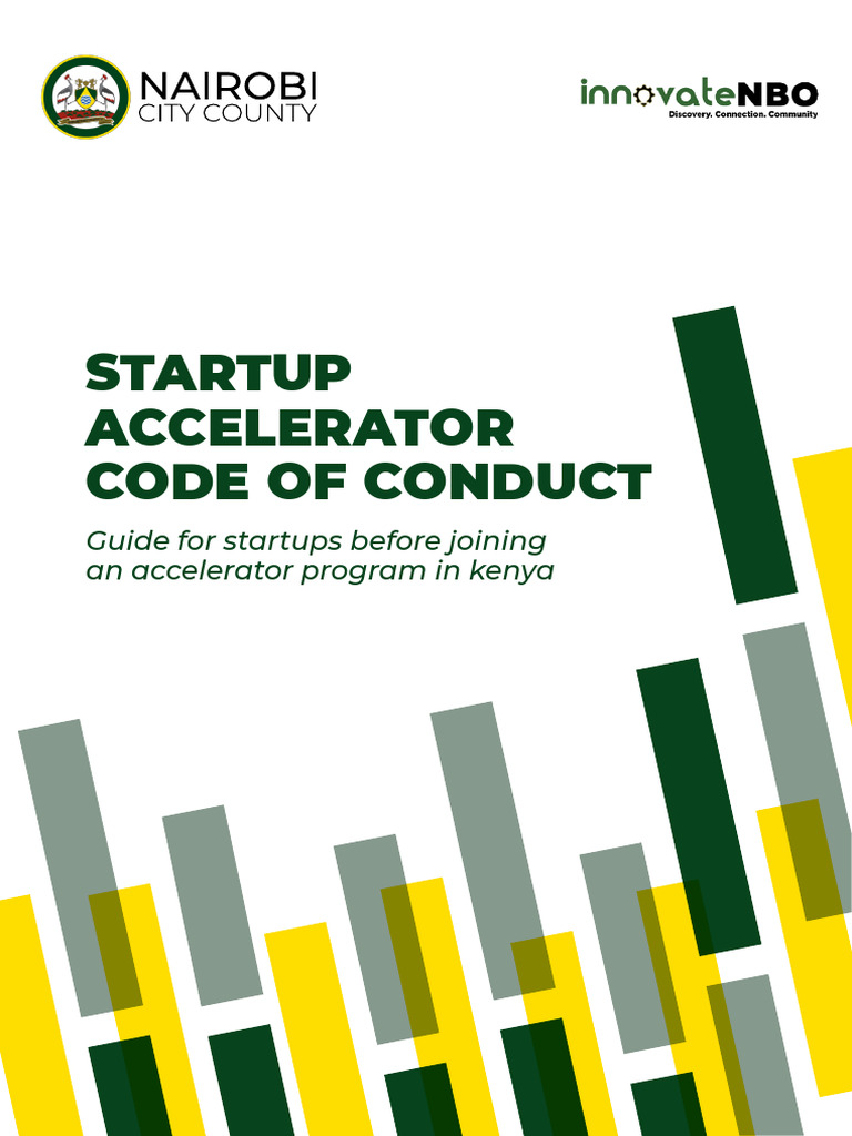 Accelerator Code of Conduct For Kenyan Startups | PDF | Startup Company ...